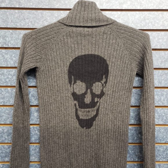 Skull Cashmere | Sweaters | Skull Cashmere Womens Gray Turtleneck ...